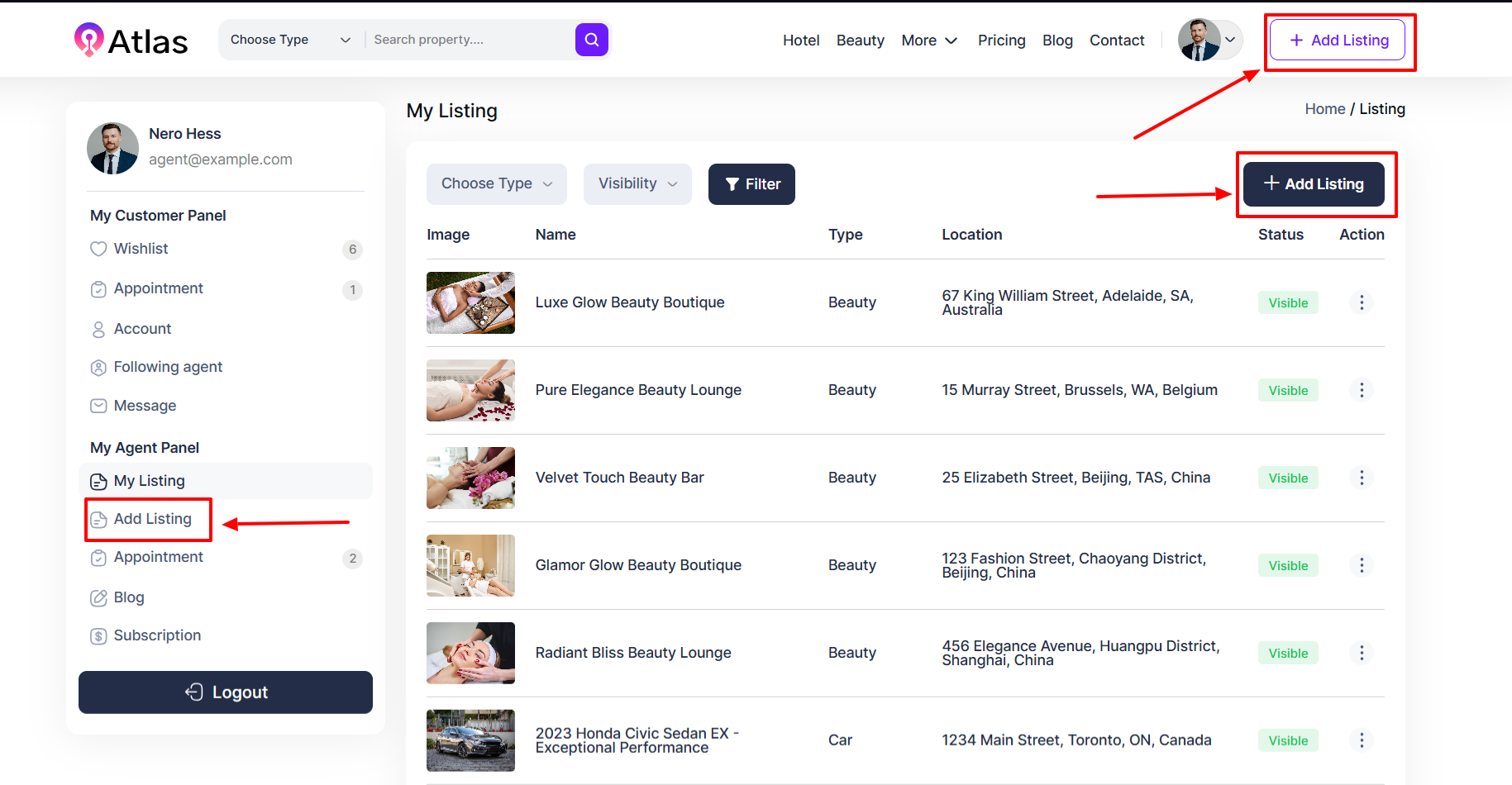 Atlas Laravel Business Directory Listing by Creativeitem | CodeCanyon